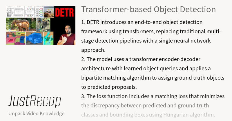 Detr End To End Object Detection With Transformers Paper Explained